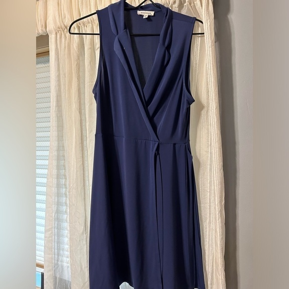 Monteau | Dresses | Monteau Navy Blue Dress | Poshmark